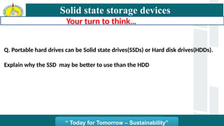 Solid state storage devices magnetic optical and solid state | PPTX