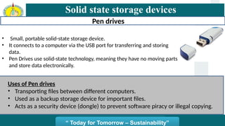 Solid state storage devices magnetic optical and solid state | PPTX