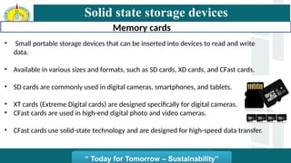 Solid state storage devices magnetic optical and solid state | PPTX