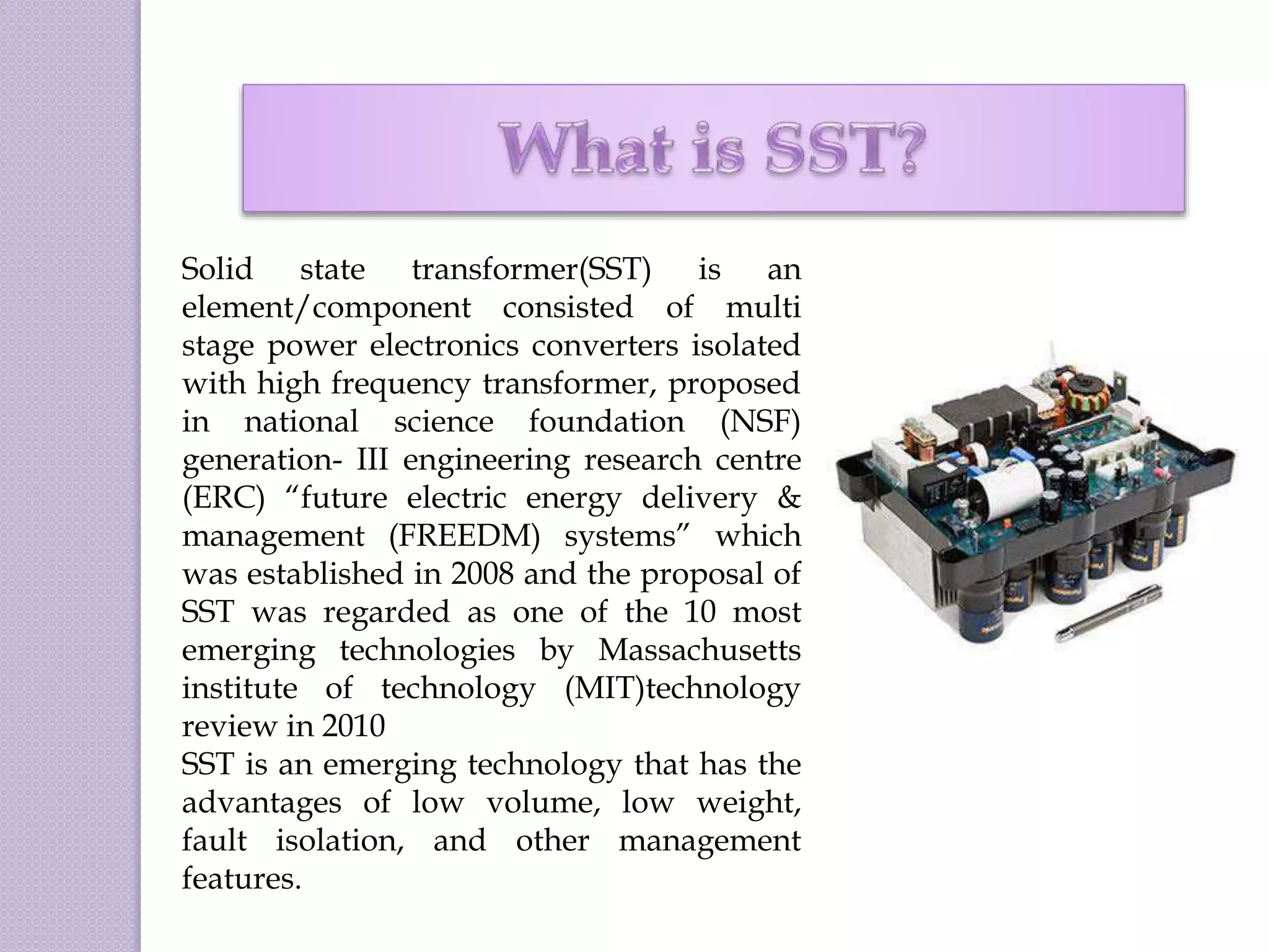 Solid State Transformer Pptx Computer Networking Computing 2819