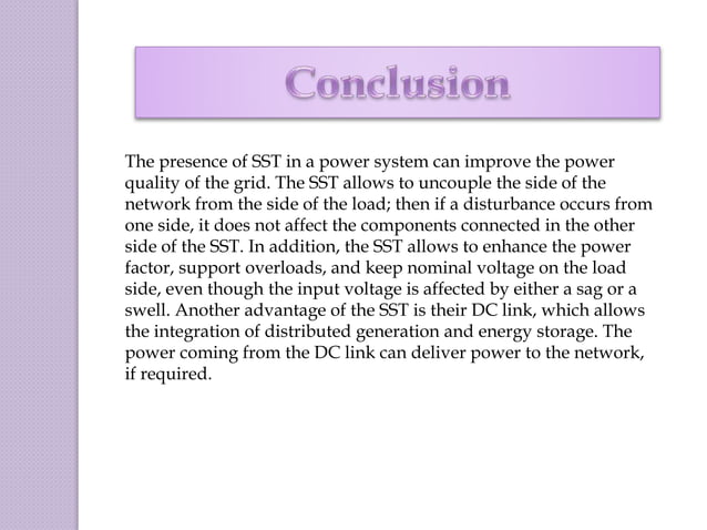 Solid state transformer | PPTX | Computer Networking | Computing