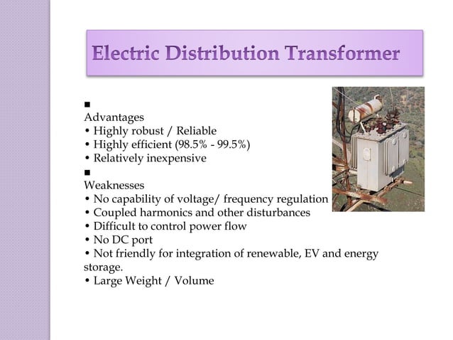 Solid State Transformer Pptx Computer Networking Computing