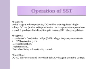 Solid state transformer | PPTX
