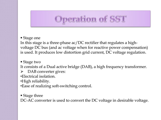 Solid State Transformer Pptx Computer Networking Computing
