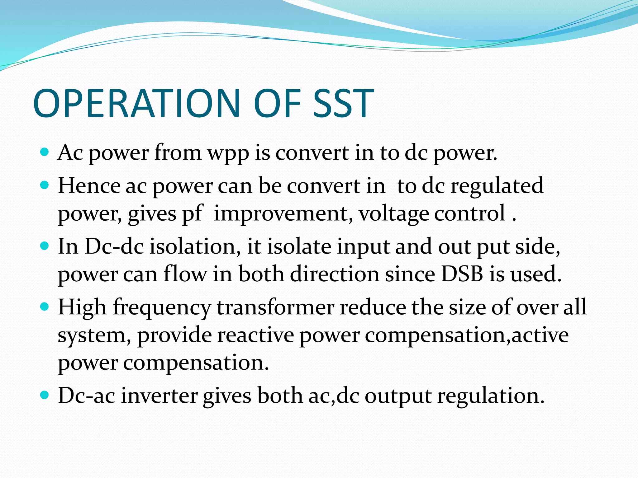 Solid state transformer ppt | PPTX