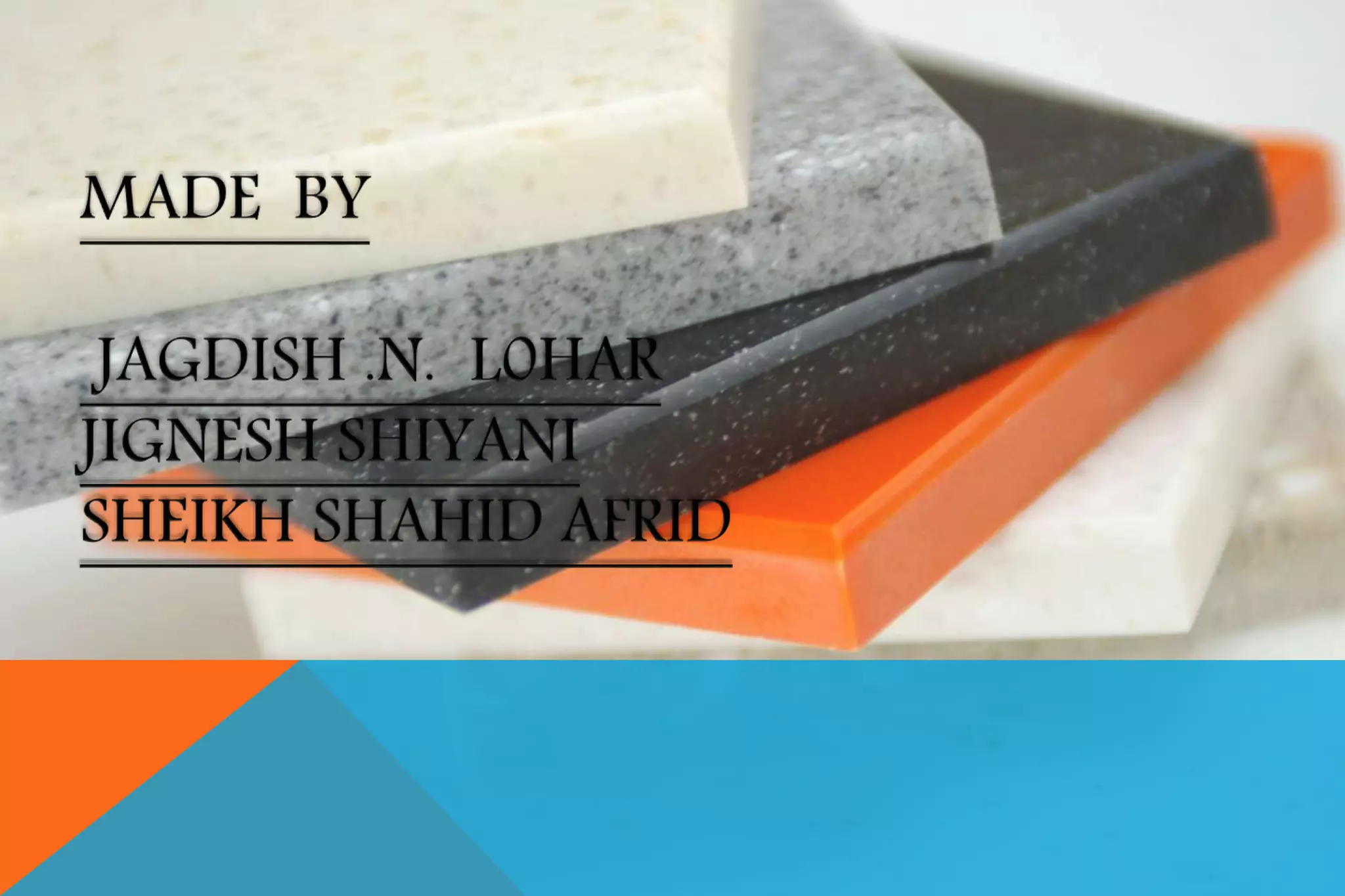 Solid surface ppt | PPTX