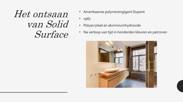 Solid surface presentatie | PPT