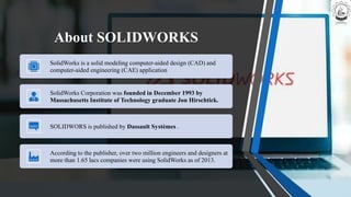 Training report on SOLIDWORKS.pptx