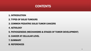 Solid Tumour - Pathogenesis | PPTX