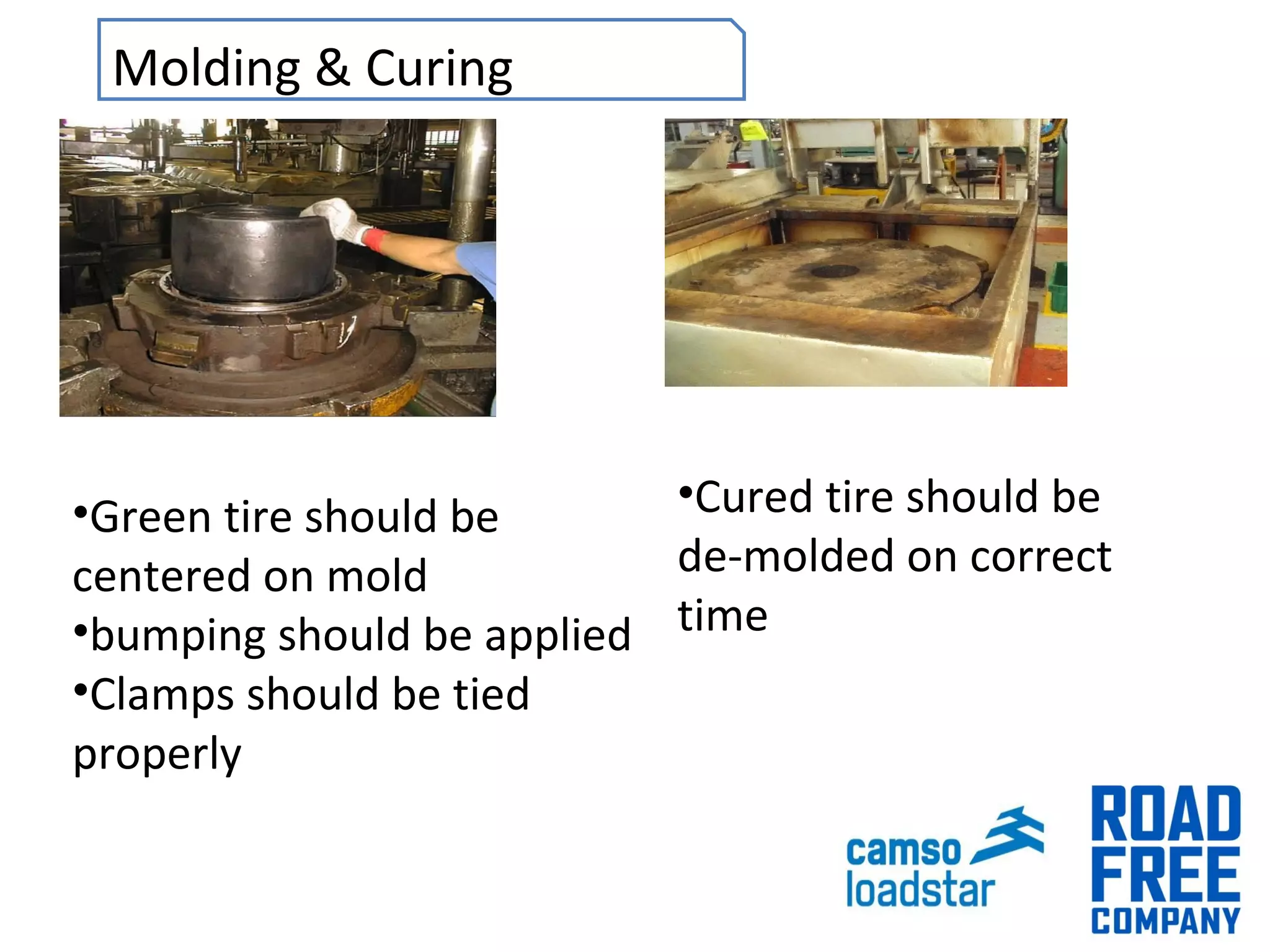 Manufacturing Process of Solid Tyre Camso Loadstar (Pvt) Ltd | PPT