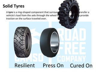 Manufacturing Process of Solid Tyre Camso Loadstar (Pvt) Ltd | PPT