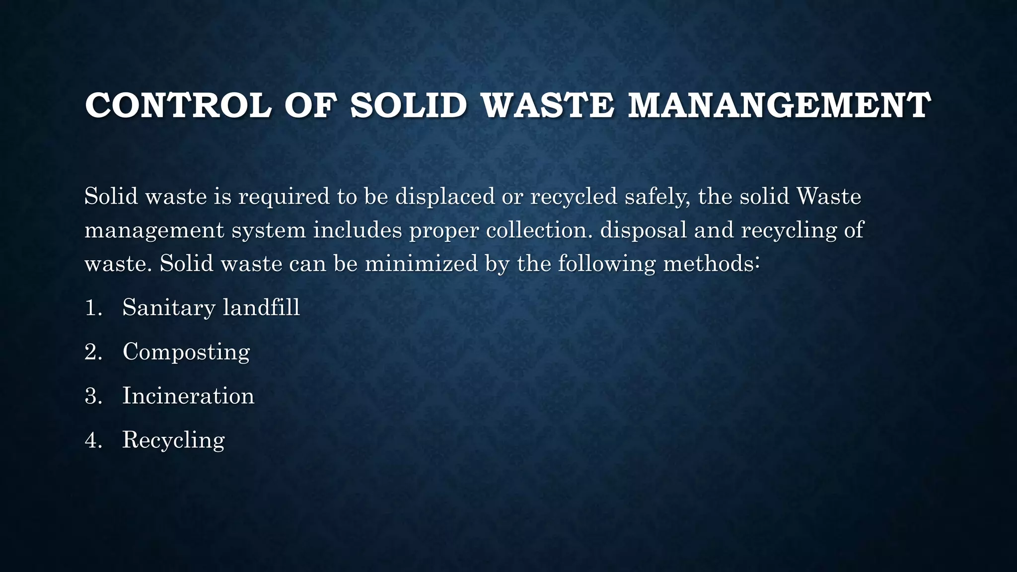 Solid Waste Management | PPTX