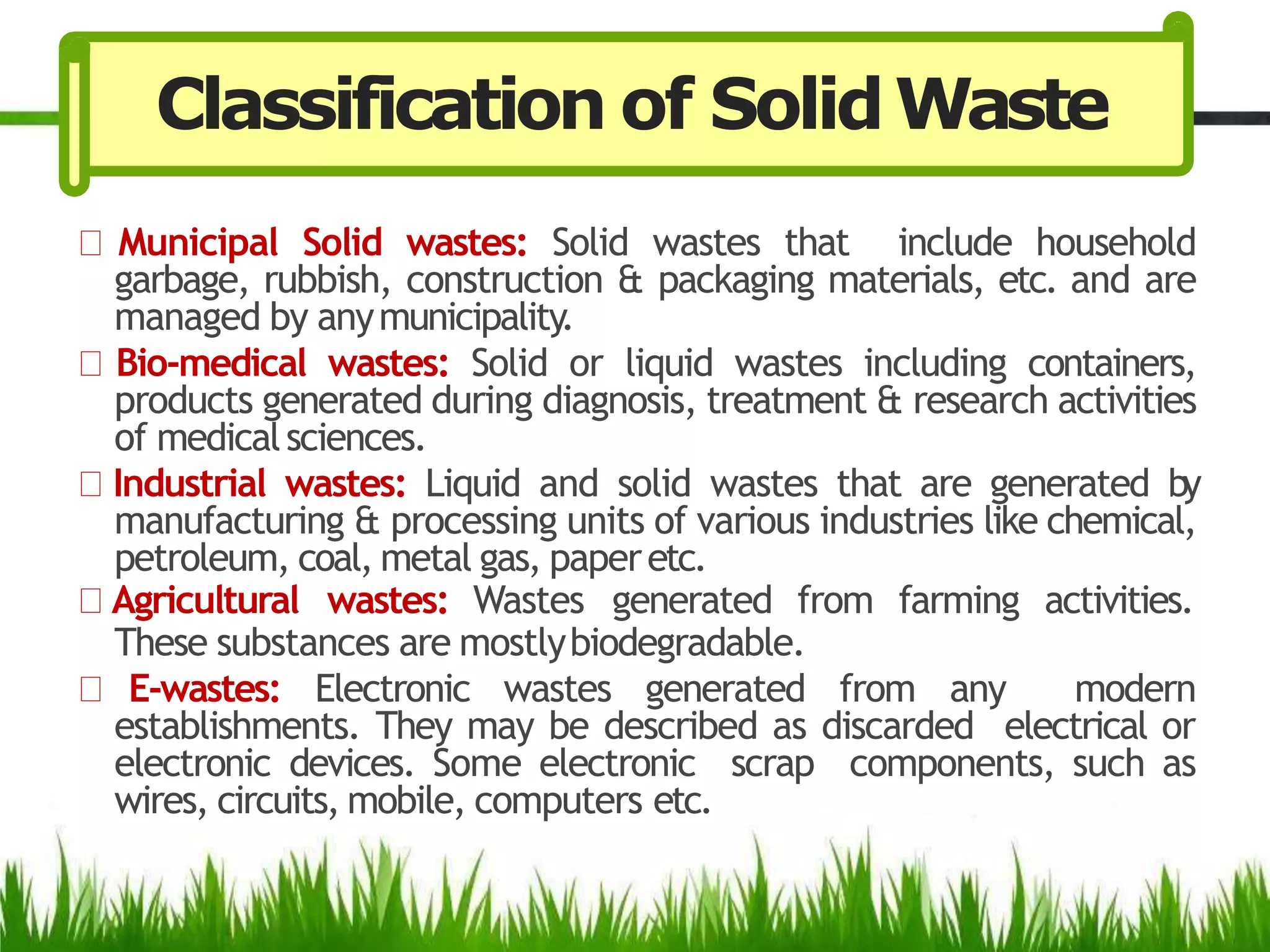 Solid waste & management | PPTX