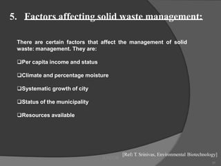 Biotechnology for Solid waste Management | PPTX