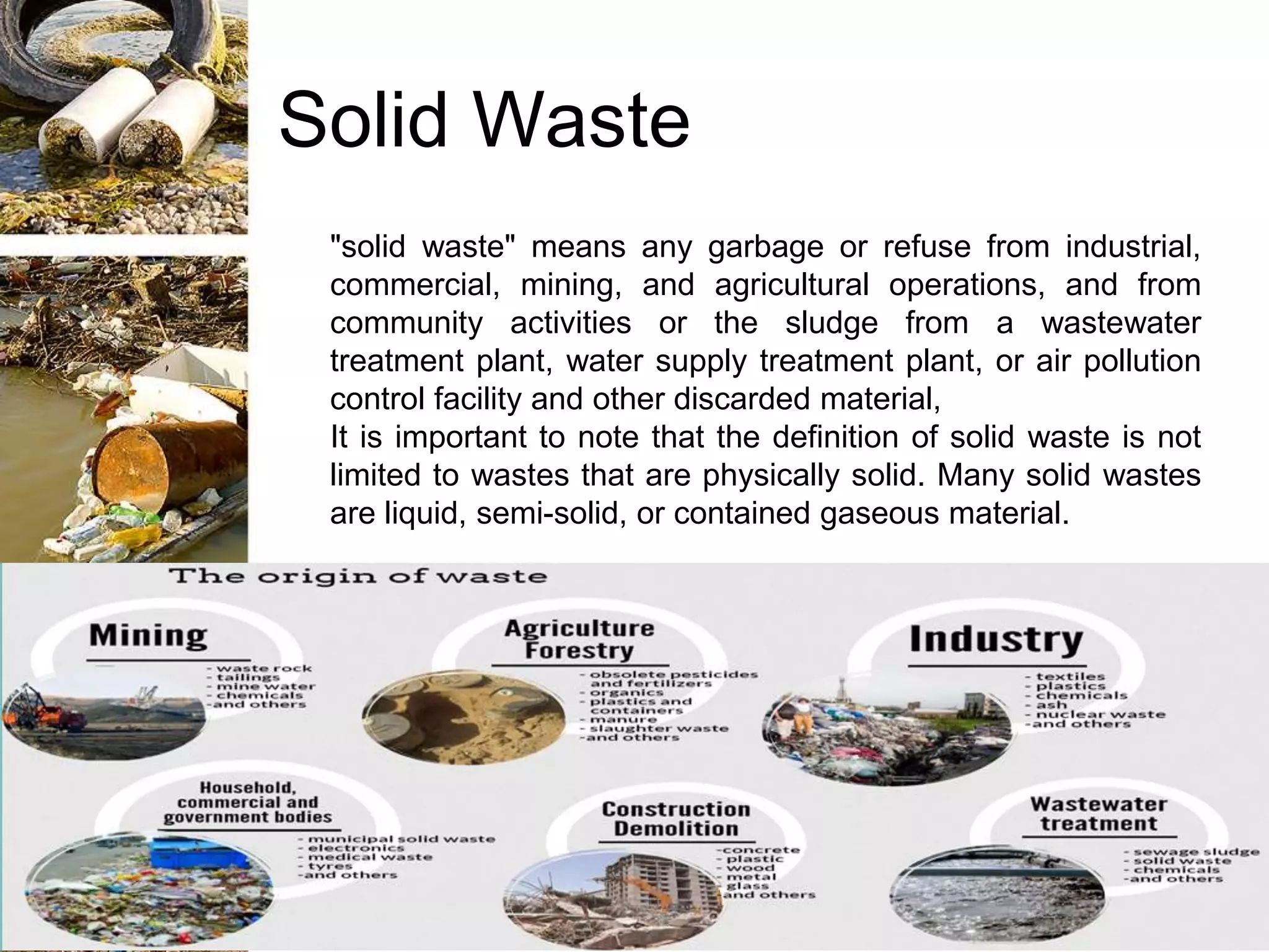 Solid waste management practices in Pakistan and Solutions for proper ...