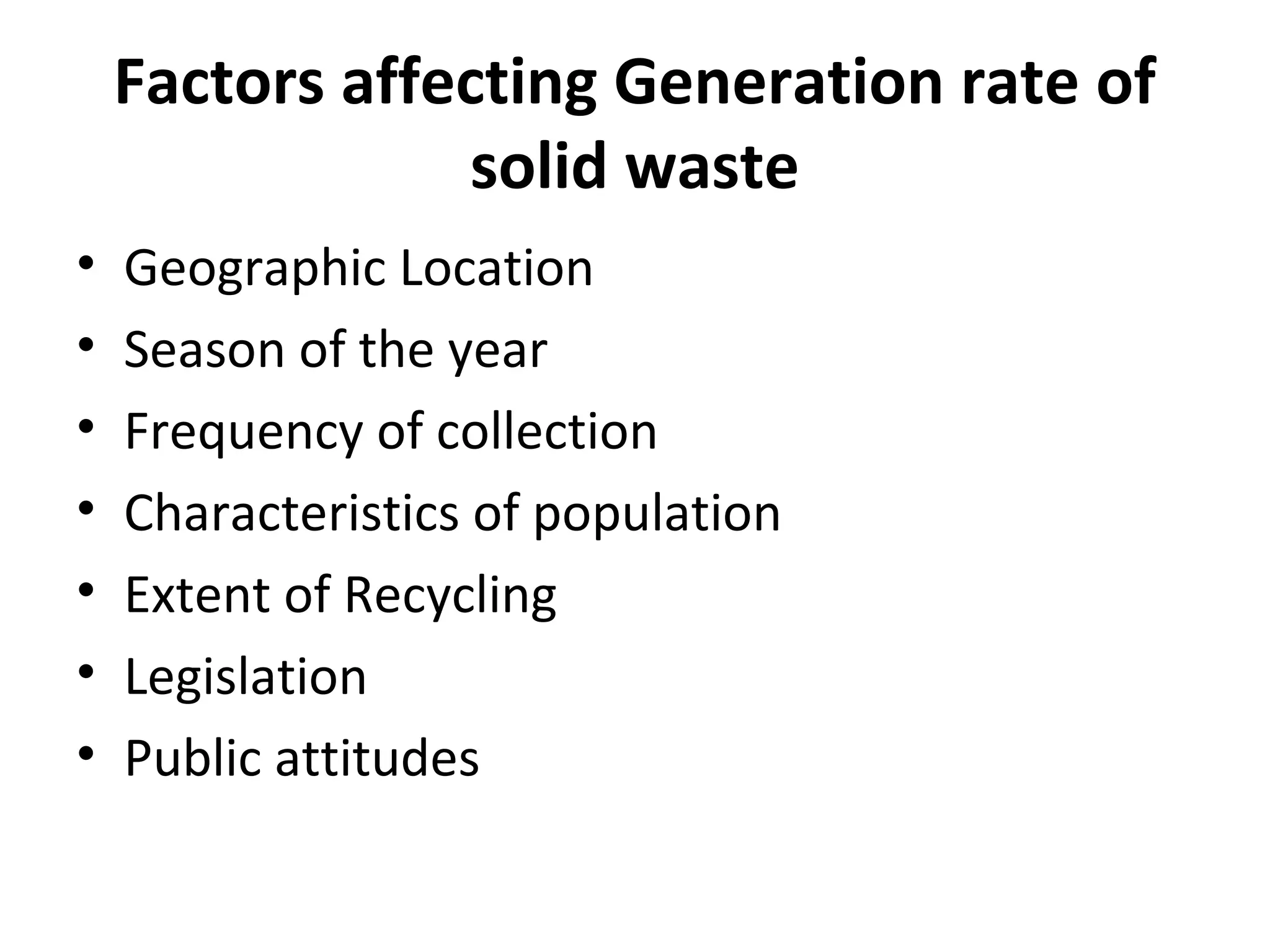Solid waste | PPT