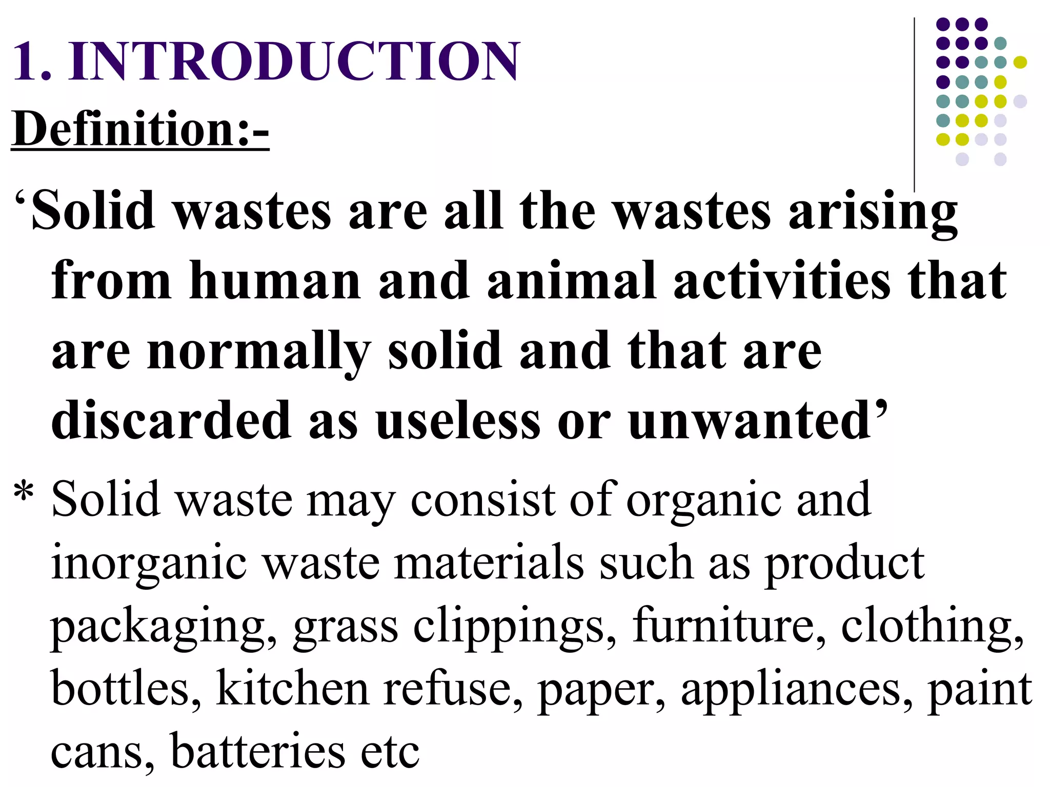 Solid waste part-i | PPT