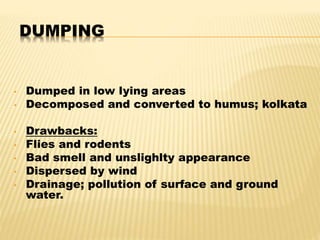 DISPOSAL OF WASTES | PPT