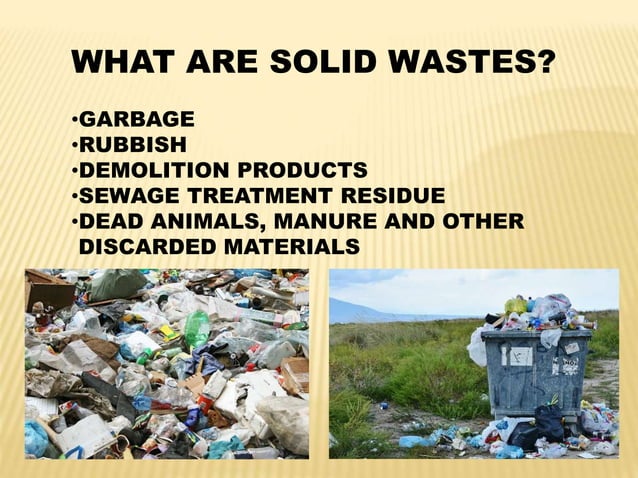 DISPOSAL OF WASTES | PPT | Free Download