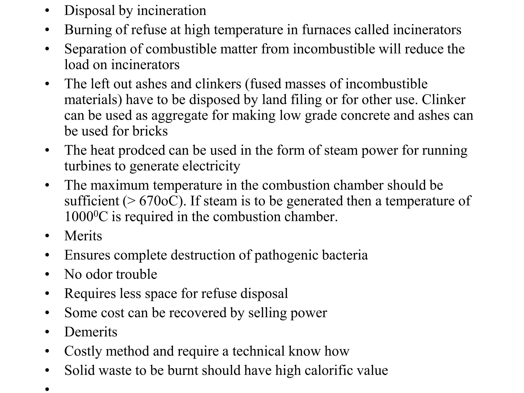 solid waste disposal methods | PDF