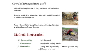Environment - Solid Waste and Excreta Disposal | PPTX
