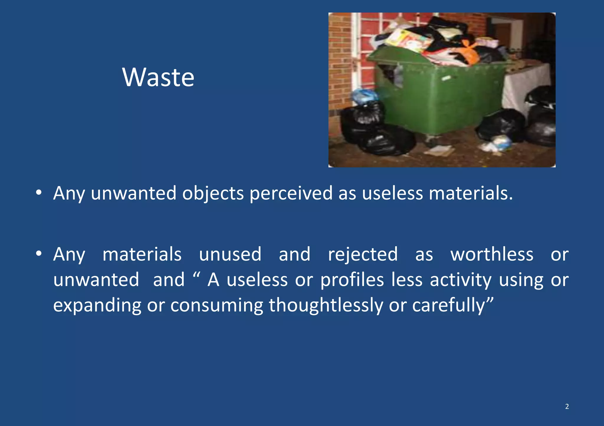 Solid waste and public health | PPTX