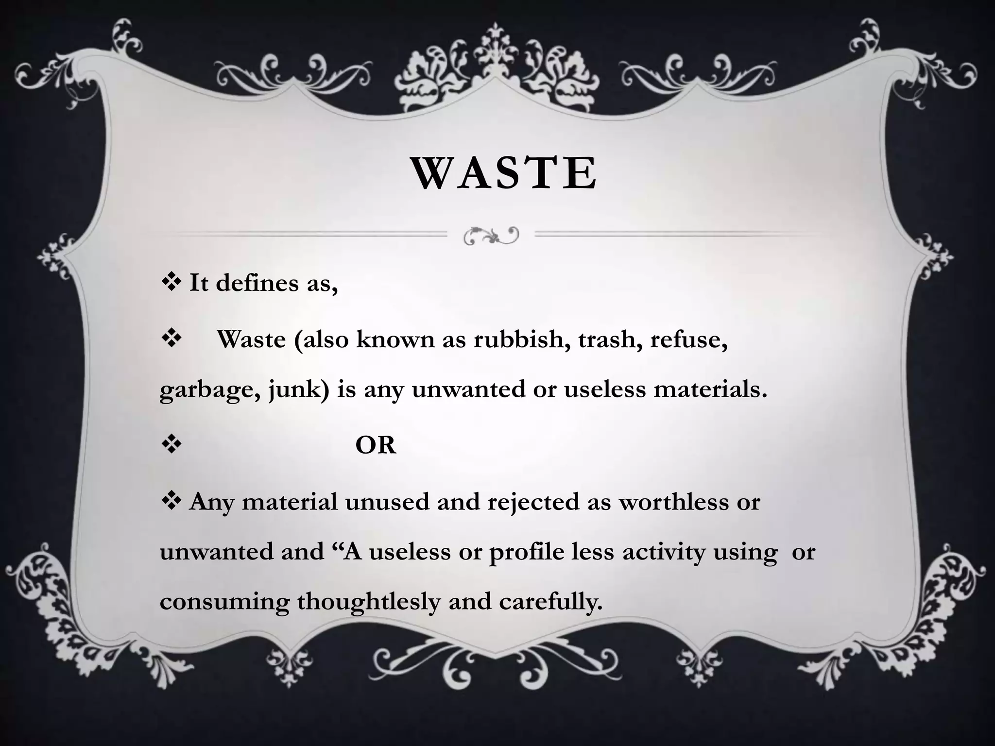 Solid waste and slug control | PPTX