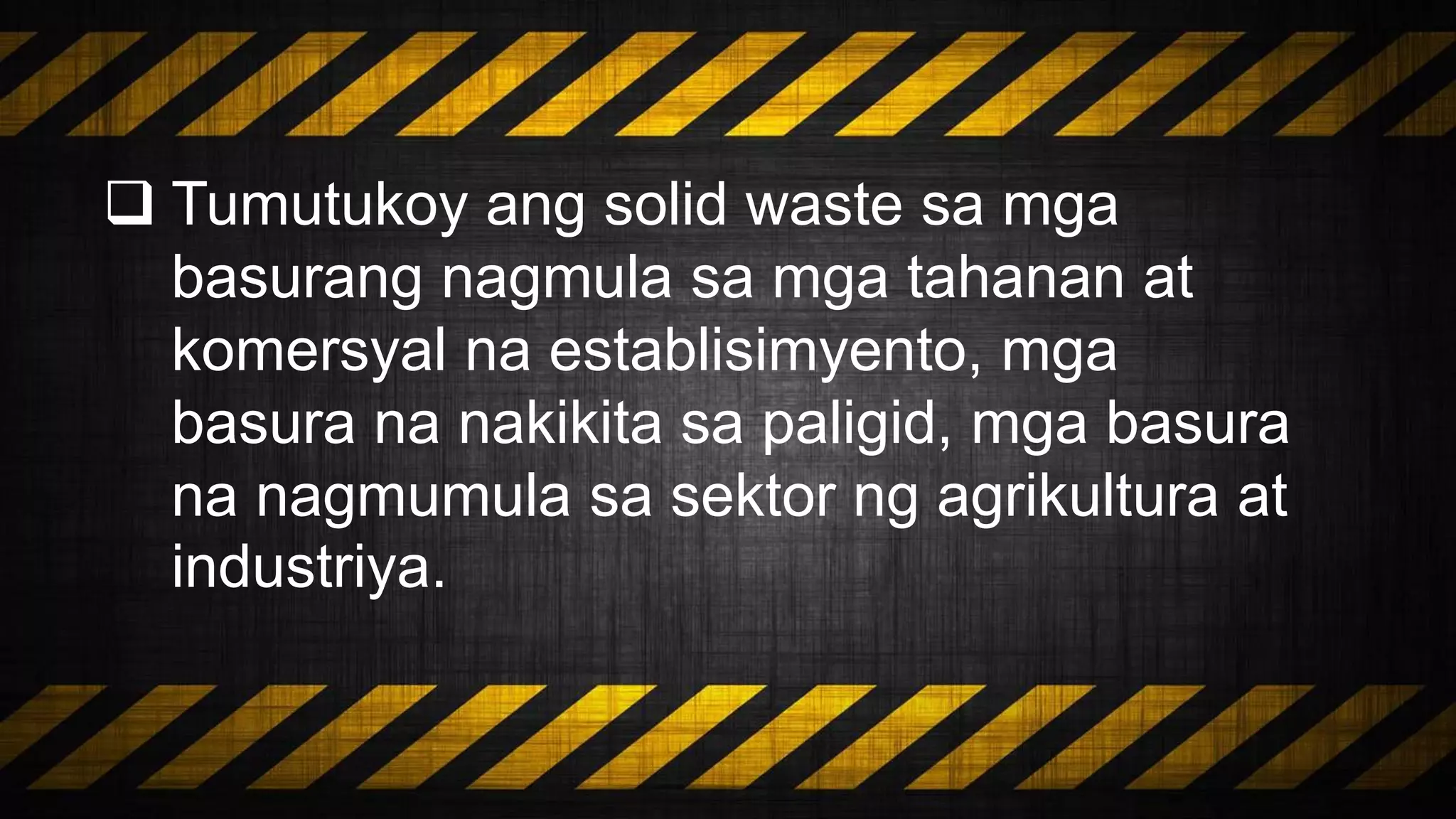 Solid waste AP10 | PPTX