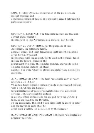 SOLID WASTE COLLECTION & RECYCLING AGREEMENT THIS AGREEMEN.docx