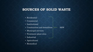 Solid waste composition | PPTX