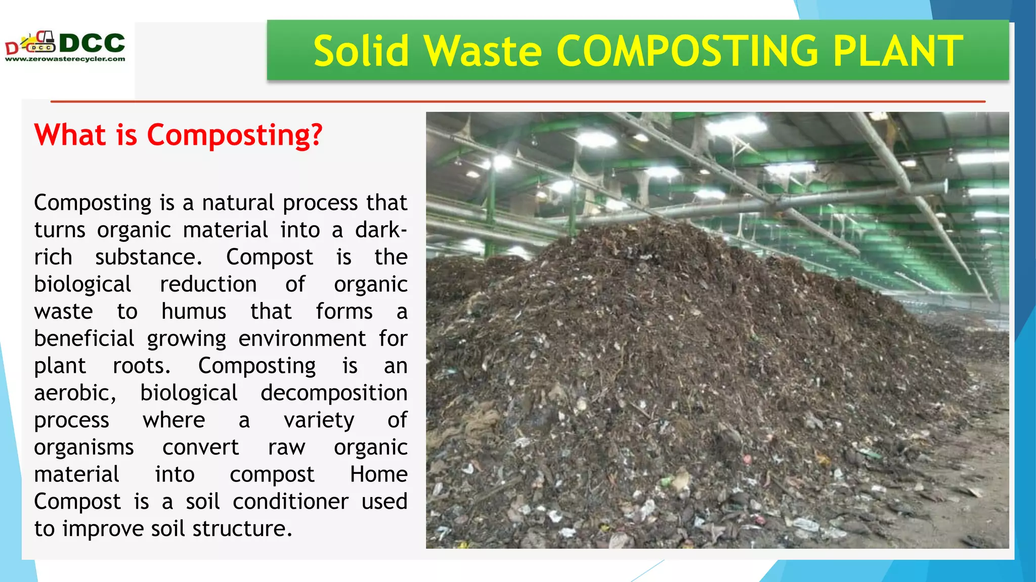 Solid Waste Compost Plant - DCC Infra | PPT