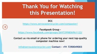 Solid Waste Compost Plant - DCC Infra | PPT