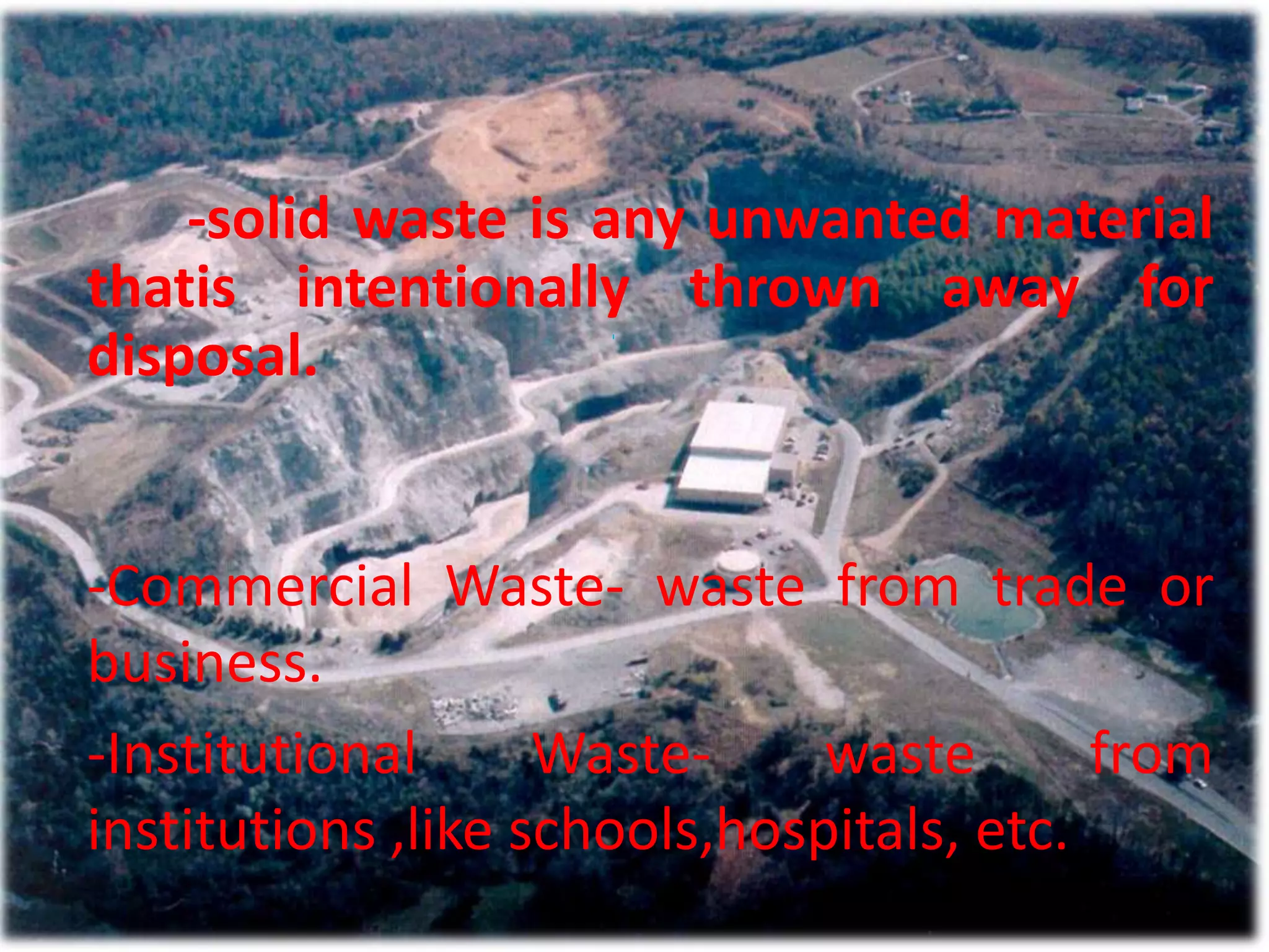 Solid waste disposal | PPTX