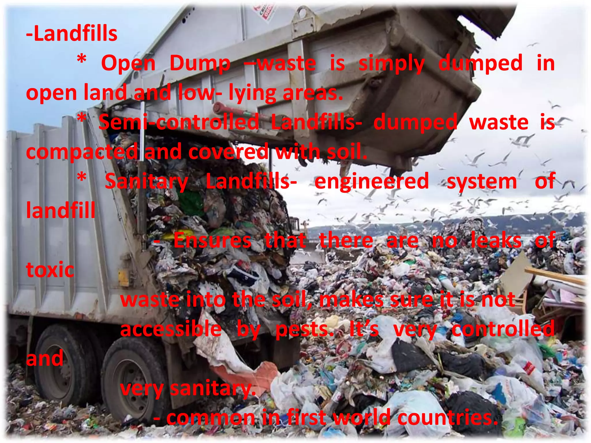 Solid waste disposal | PPTX