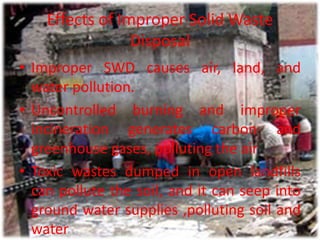 Solid waste disposal | PPTX