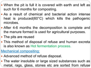 Solid waste disposal and control | PPTX