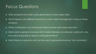 Solid waste from landfills by eshan ahuja | PPTX