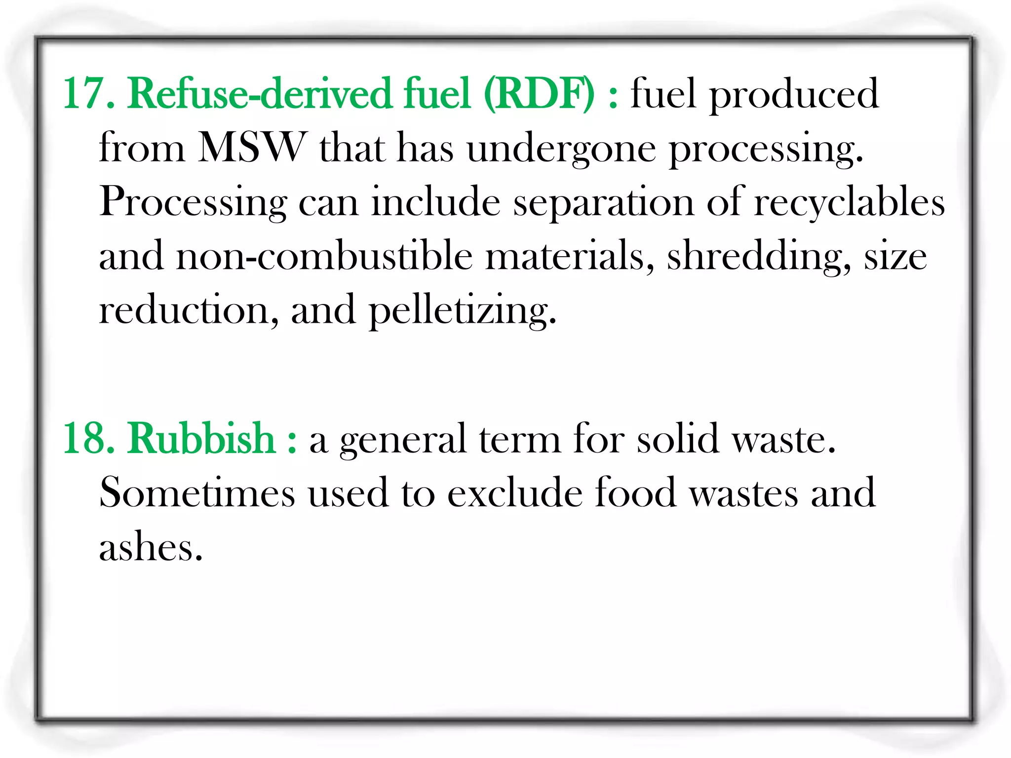 Solid waste management | PPTX