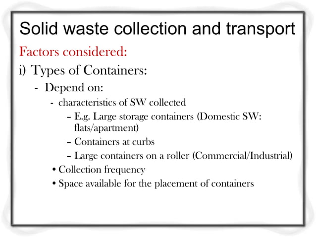 Solid waste management | PPTX