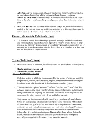 Solid waste management | DOCX
