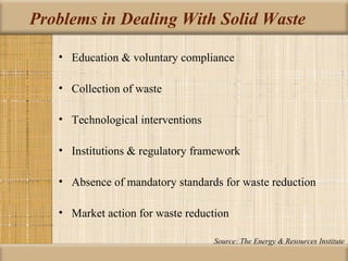 Solid waste management | PPT