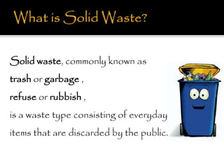 Solid waste management | PPTX