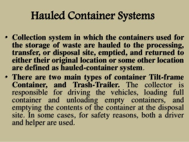 Solid Waste Management (Unit-V)
