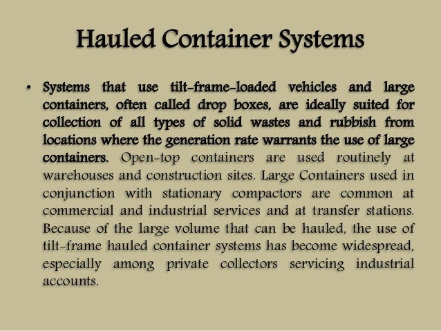Solid Waste Management (Unit-V)