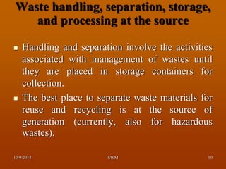 Solid waste management | PPSX