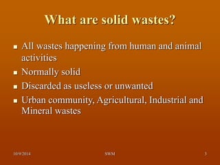Solid waste management | PPSX