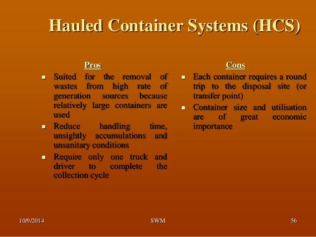 Solid waste management