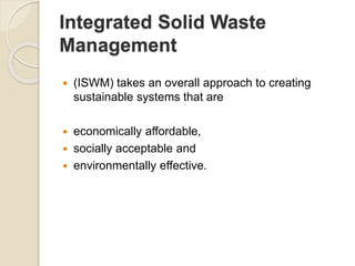Solid waste management | PPTX