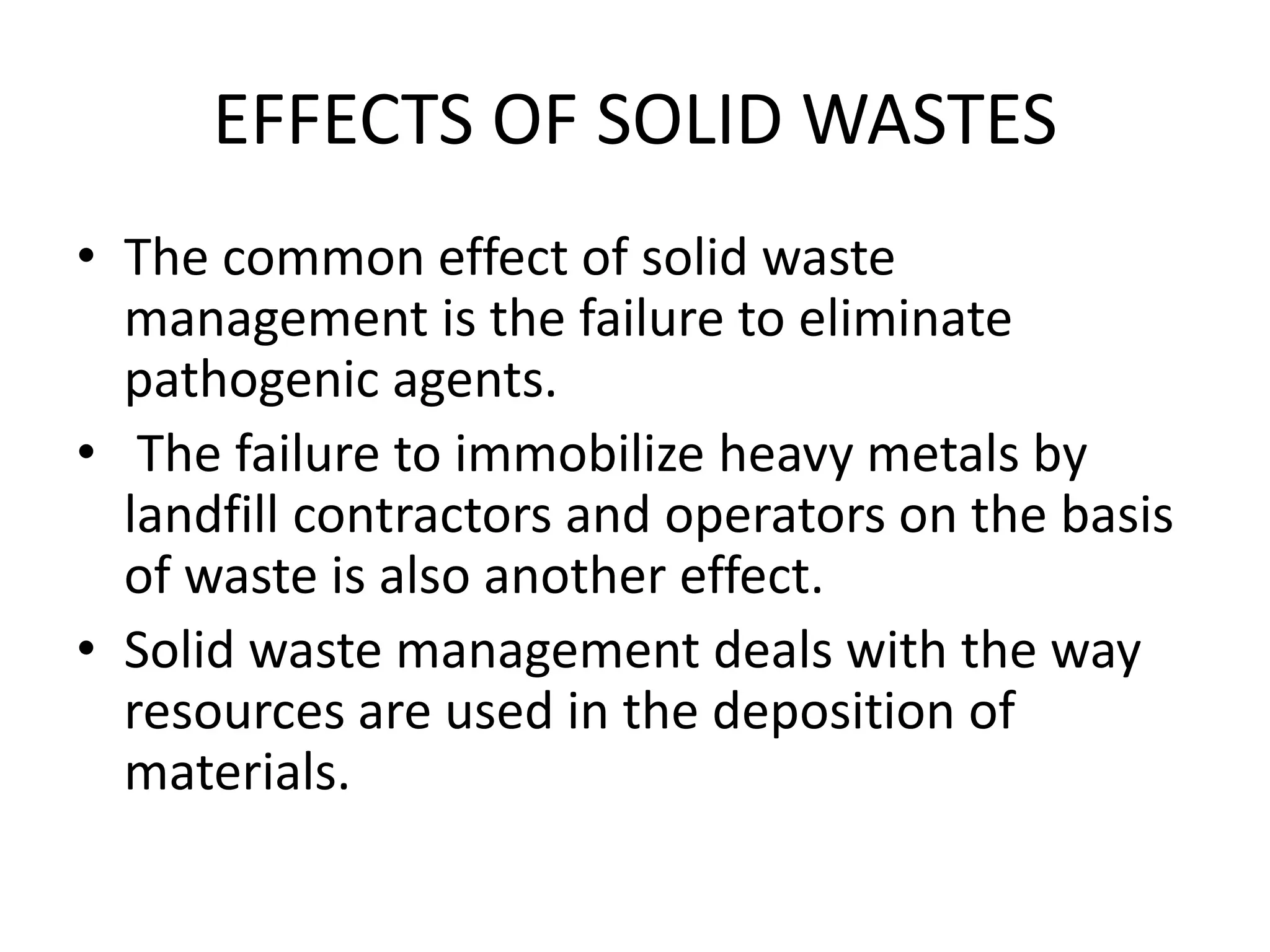 Solid waste management | PPT | Free Download