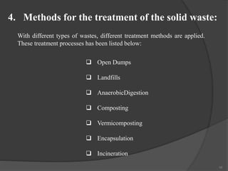 Solid waste management | PPTX